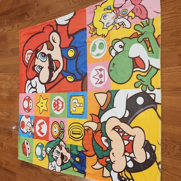 Nintendo | Bedding | New Super Nintendo World Blanket Limited Edition ...